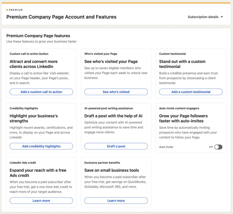 A Comprehensive Guide to LinkedIn Premium Company Pages - Meerkat Marketing